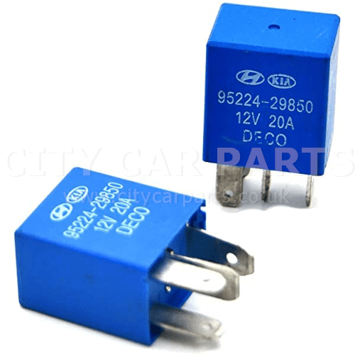 Kia Hyundai Multi-Use Blue 4-Pin Relay Deco HMC 95224-29850 12V 20A ...
