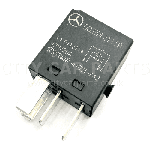 Mercedes-Benz B C E M Class 4-Pin Multi-Use Black Relay 0025421119 ...