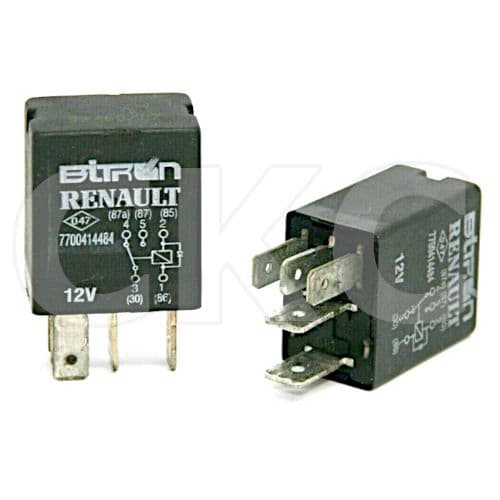 Renault Clio Laguna Megane Scenic Master 5-Pin Black Relay 7700414484 ...