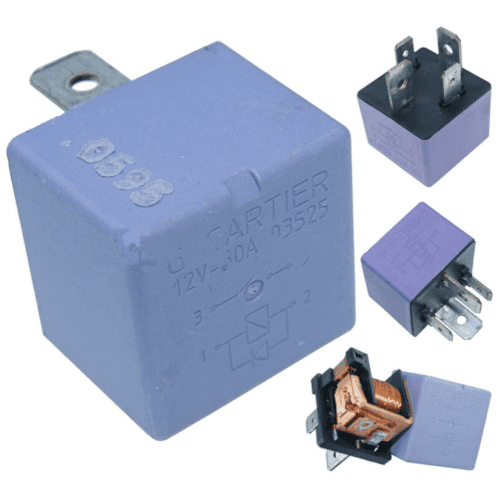 Renault Clio Laguna Megane Trafic 4-Pin Purple Relay 12V-50A G Cartier ...