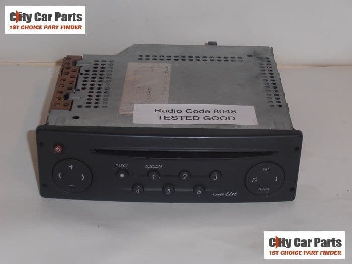 RENAULT MEGANE II & SCENIC II CD PLAYER RADIO STEREO TUNER LIST WITH ...