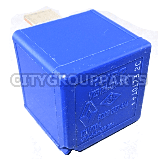 Renault Models 2010 Onwards 4 Pins Blue Relay 8200337666 Tyco V23136-J4 ...