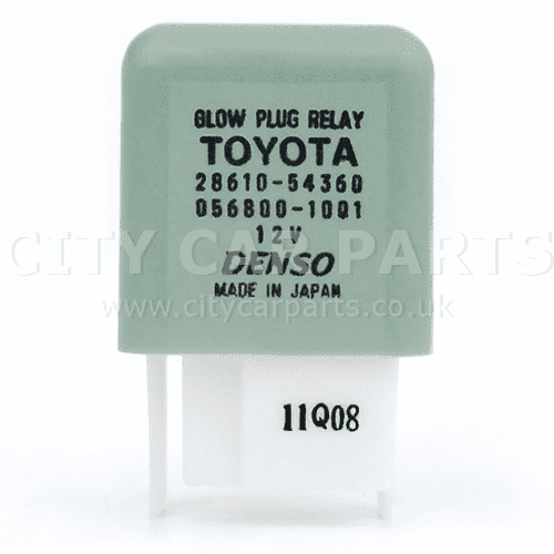 Toyota Diesel 4-Pin Glow Plug Grey Relay 28610-54360 Denso 12V 056800-1001