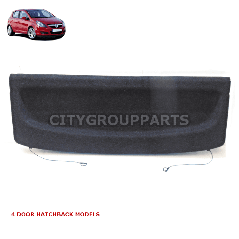 VAUXHALL CORSA D HATCHBACK 4 DOORS 2007 TO 2012 REAR PARCEL SHELF BOOT ...