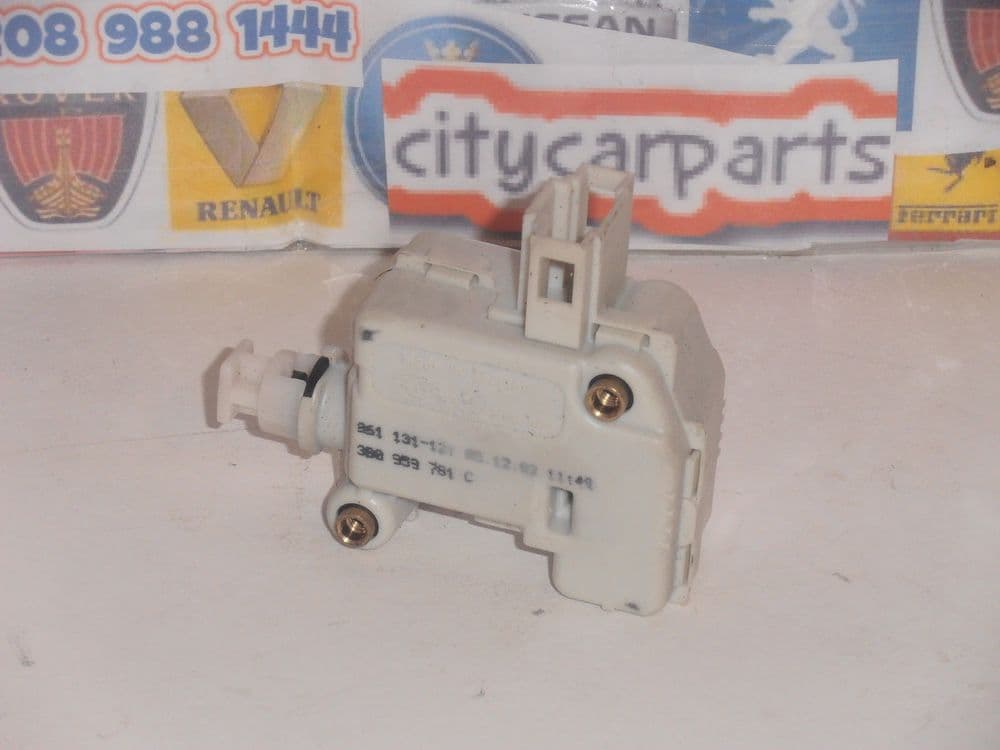 VW VOLKSWAGEN POLO 2002 TO 09 TAILGATE BOOT CENTRAL LOCKING SOLENOID ...