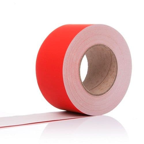 Scarlet Red Plain Edge Border Roll 48mm x 50M - 1 Roll