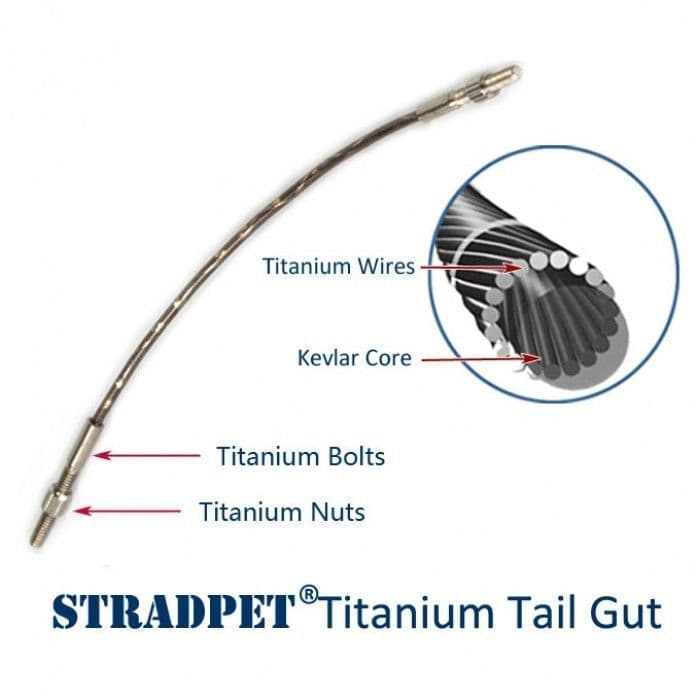 ADVANCED VIOLIN TAILGUT TITANIUM NEW TECHNOLOGY 4/4 UK SELLER
