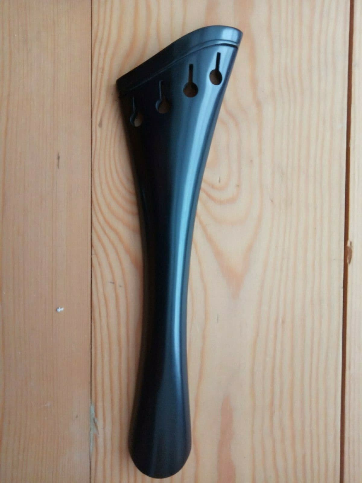 CELLO EBONY TAILPIECE HARP STYLE READY WITH TUNER AND CORD FULL SIZE