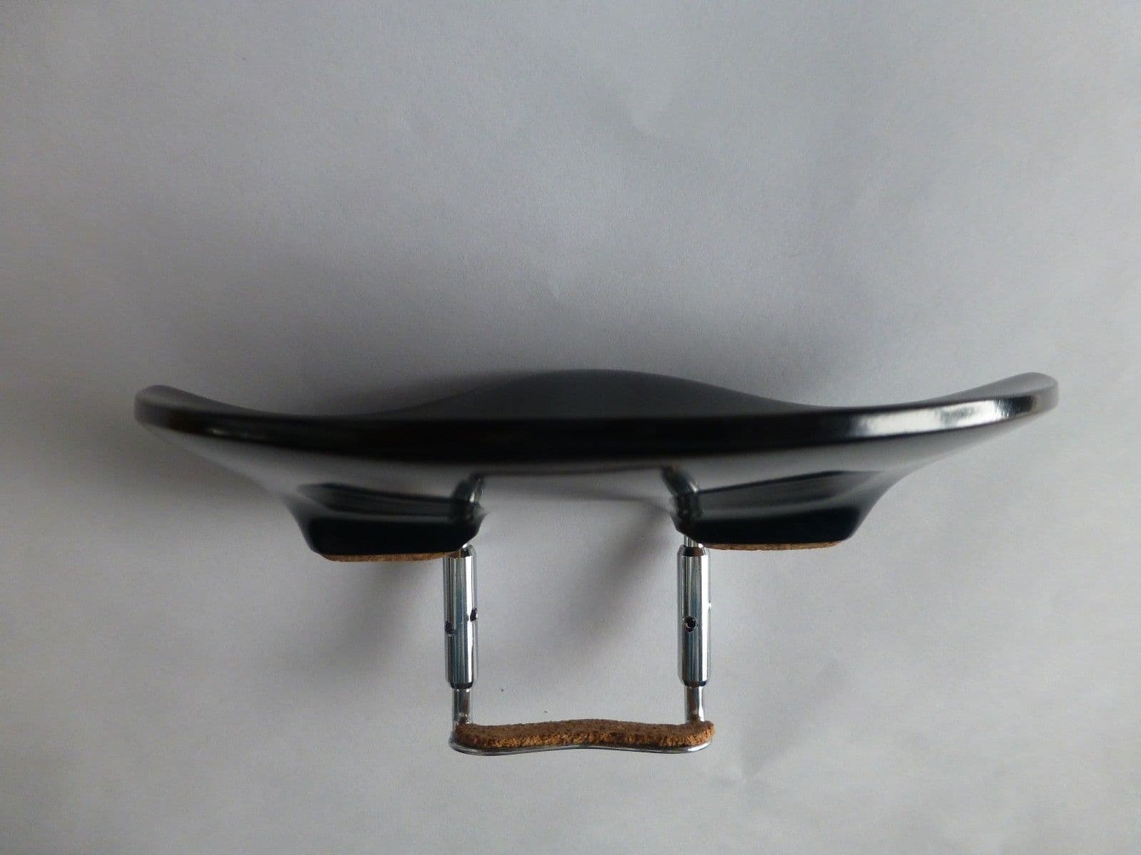 EBONY VIOLIN CHIN REST ORIGINAL FLESCH MODEL WITH CORKED CLAMP 4/4 FROM UK