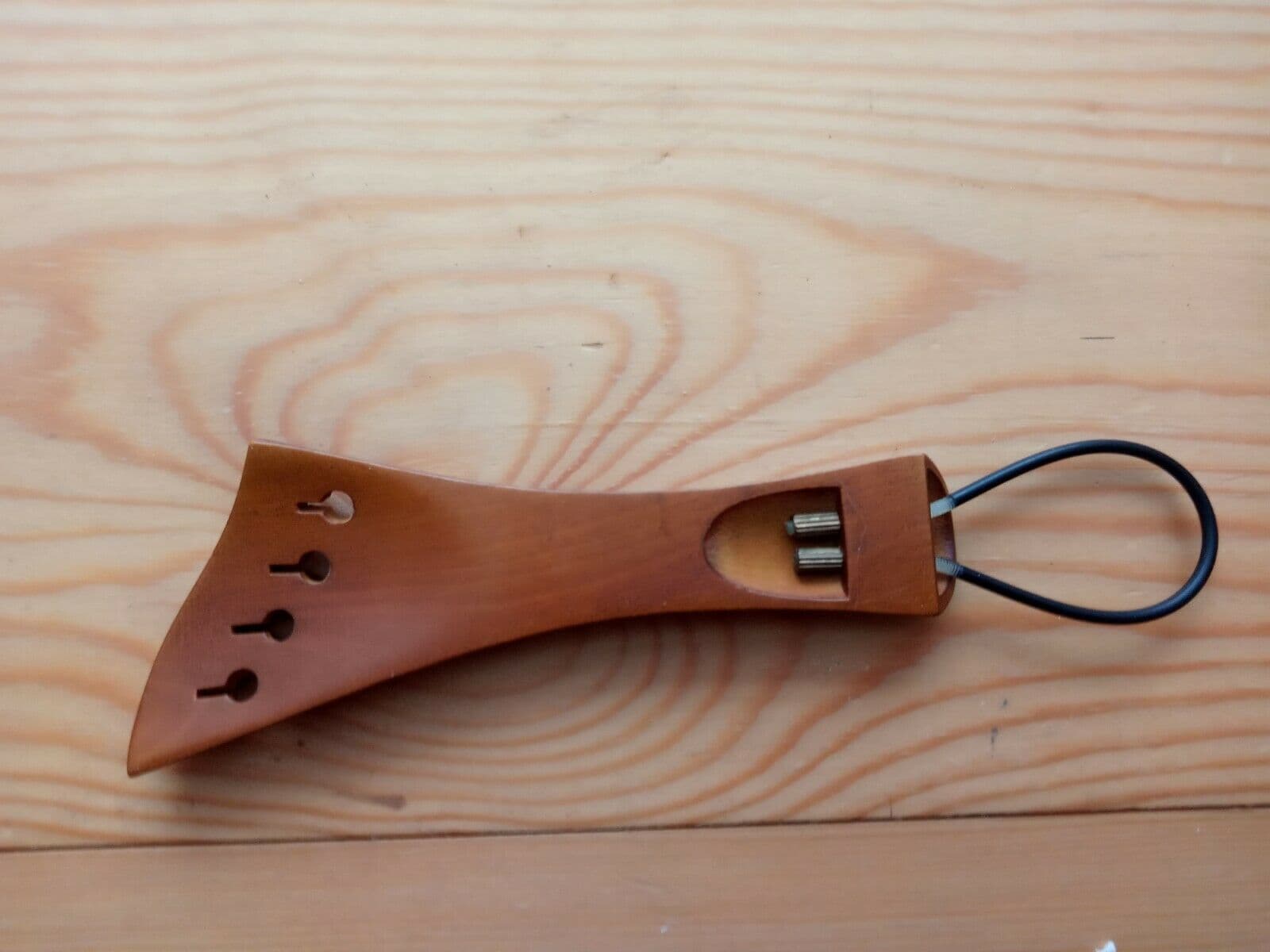 HARP MODEL VIOLIN TAILPIECE BOXWOOD IMPROVE YOUR VIOLIN SOUND 4/4 SIZE UK