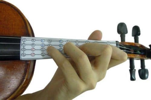 LEARN TO PLAY VIOLIN FINGERBOARD STICKER/INTONATION CHART FOR 4/4 FROM UK