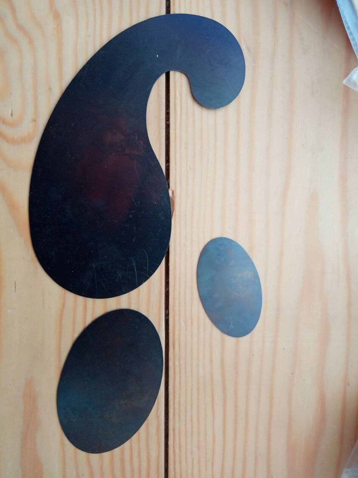 SET OF 7 LUTHIER VIOLIN GUITAR MAKING DRAW KNIFES SCRAPERS SHEET STEEL ...