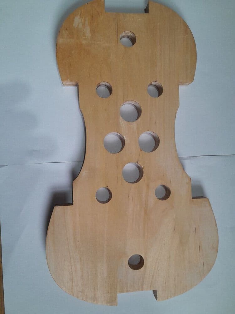 VIOLIN MOULD STRADIVARI MODEL LUTHIER TOOL FULL SIZE VIOLIN