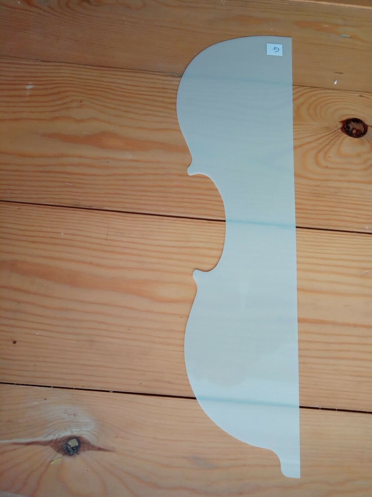 VIOLIN TEMPLATE PATTERN GUARNIERI MODEL LUTHIER TOOL FULL SIZE VIOLIN