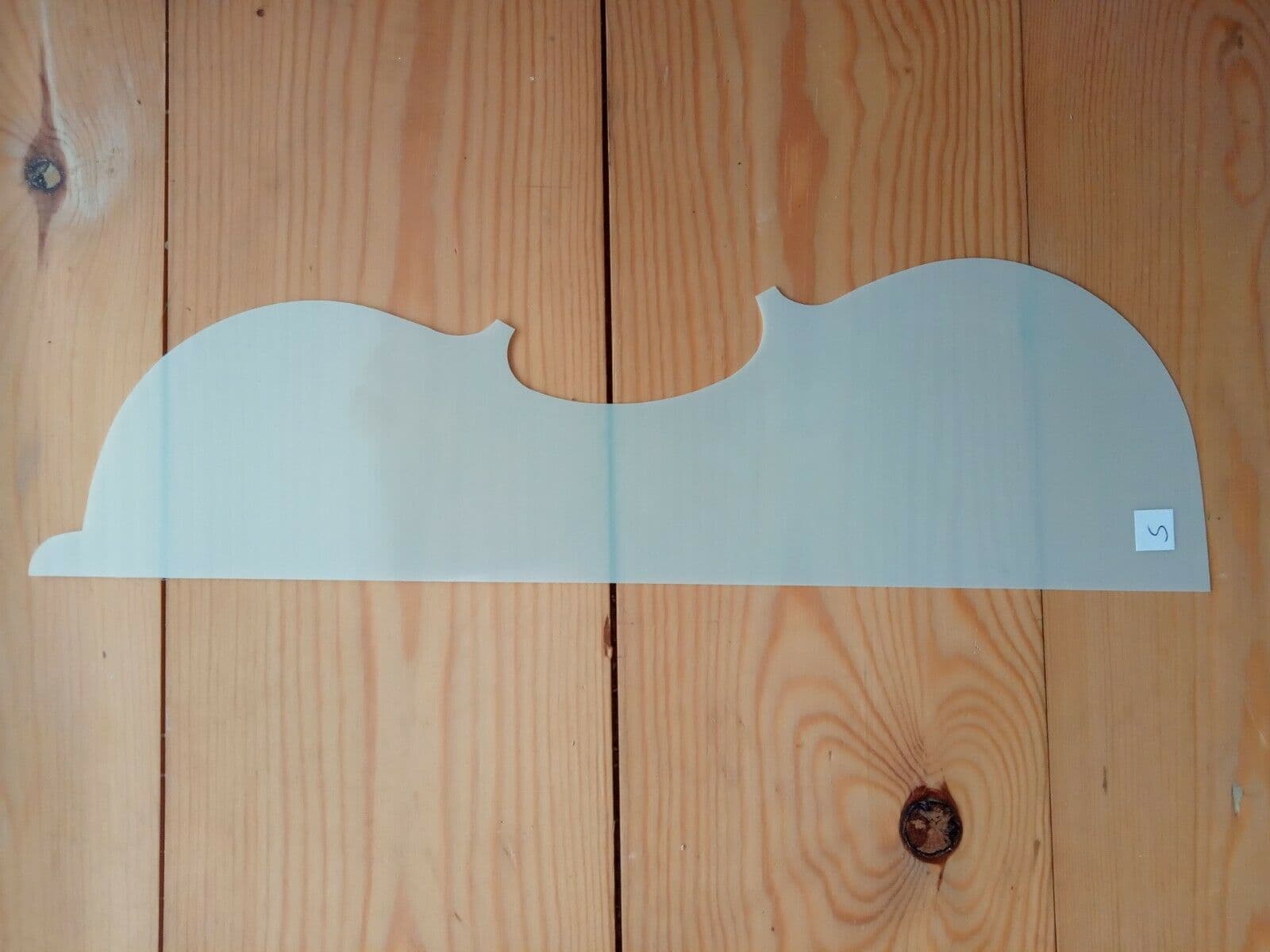 VIOLIN TEMPLATE PATTERN STRADIVARI MODEL LUTHIER TOOL FULL SIZE VIOLIN