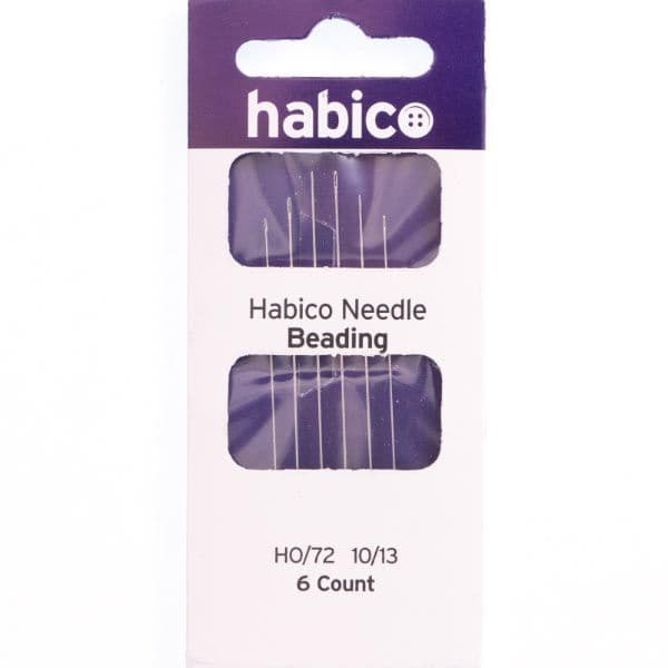 Habico Beading Needles 10/13 HO/72 6 Pack