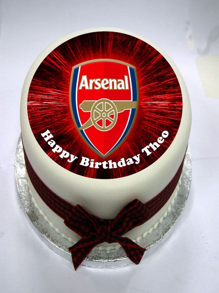 Arsenal Edible Cake Topper