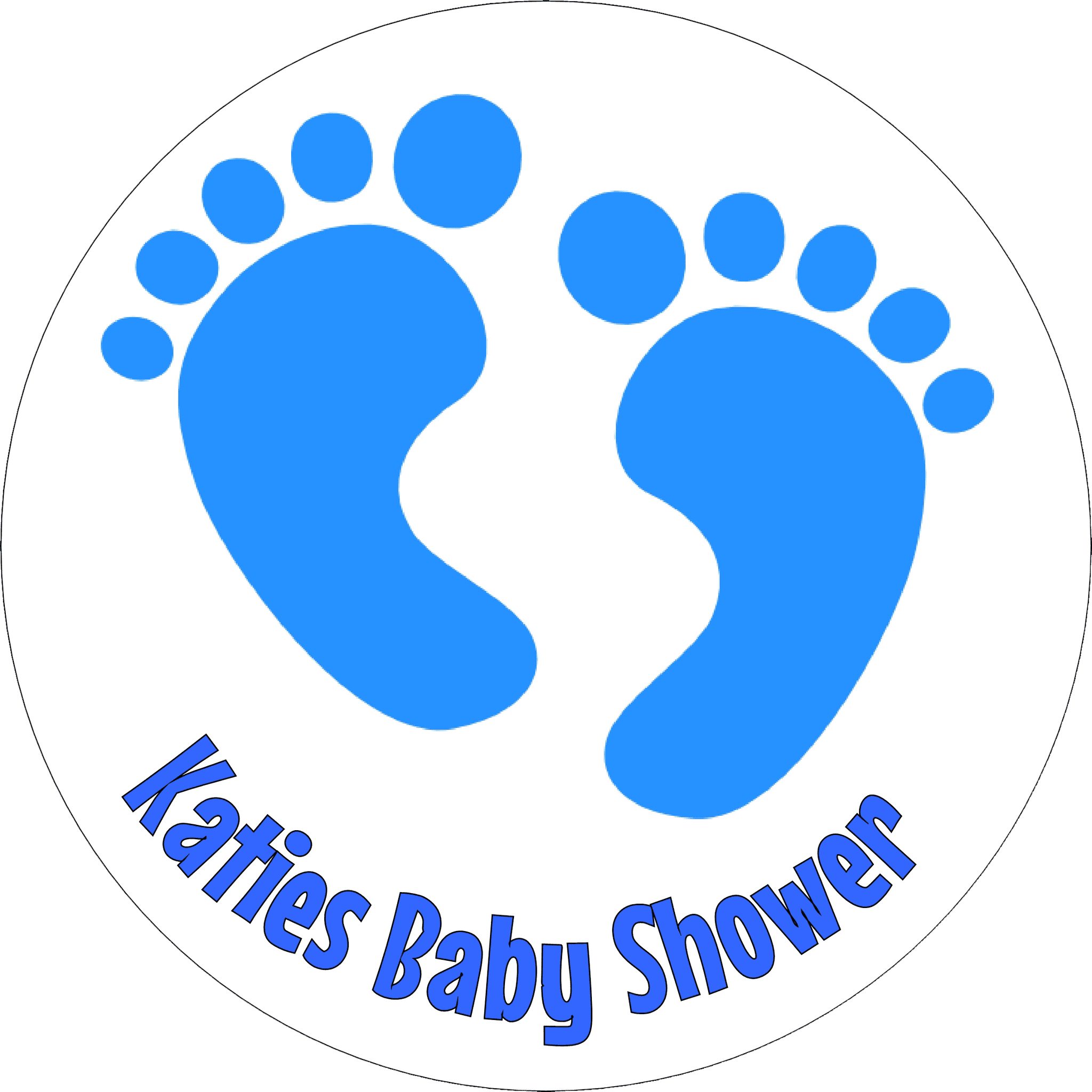 Baby Feet option 3 Edible Cake Topper 3