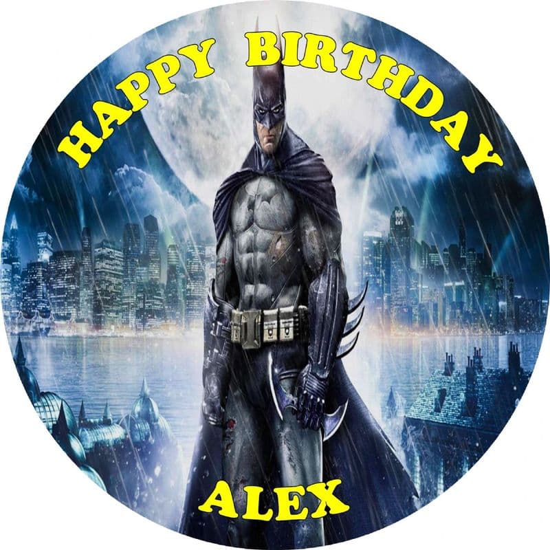 Batman Edible Cake Topper