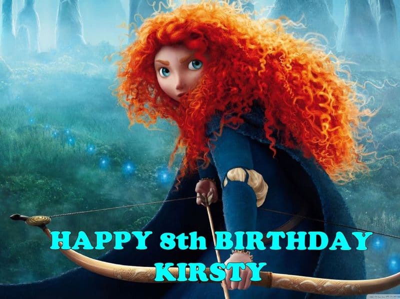 Brave Edible Cake Topper