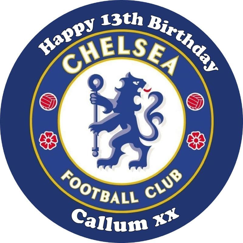 Chelsea Edible Cake Topper
