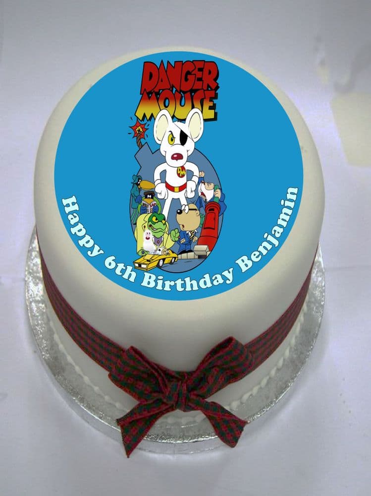 Danger Mouse Edible Cake Topper