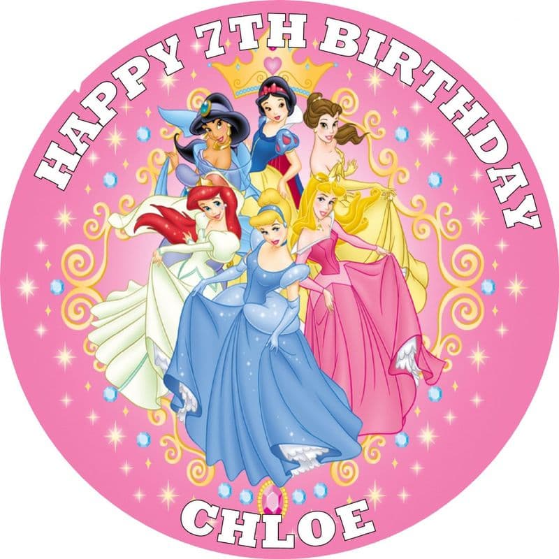 Disney Princess Edible Cake Topper