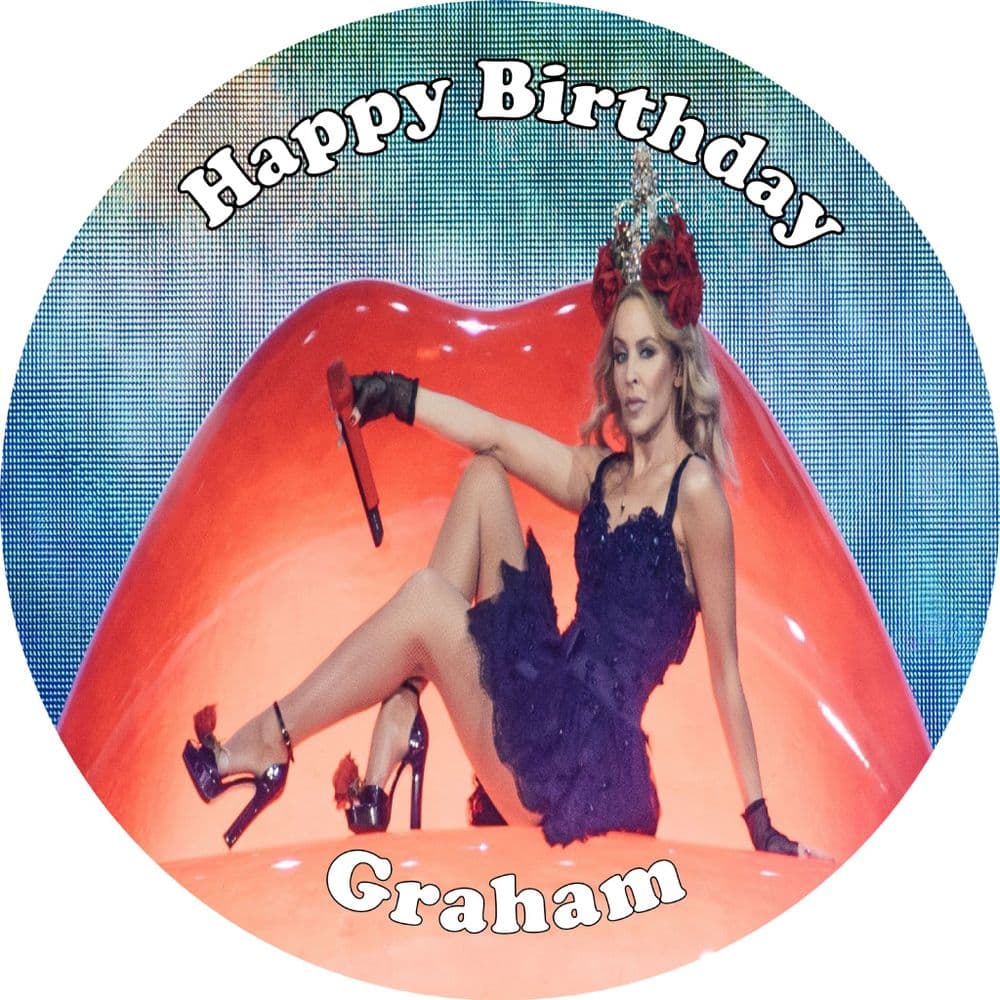 Kylie Edible Cake Topper