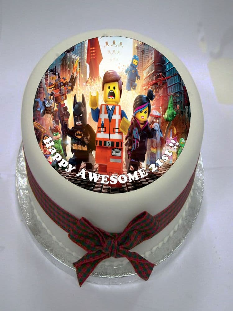 Lego Movie Edible Cake Topper
