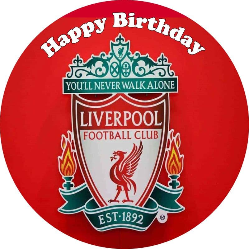 Liverpool Edible Cake Topper