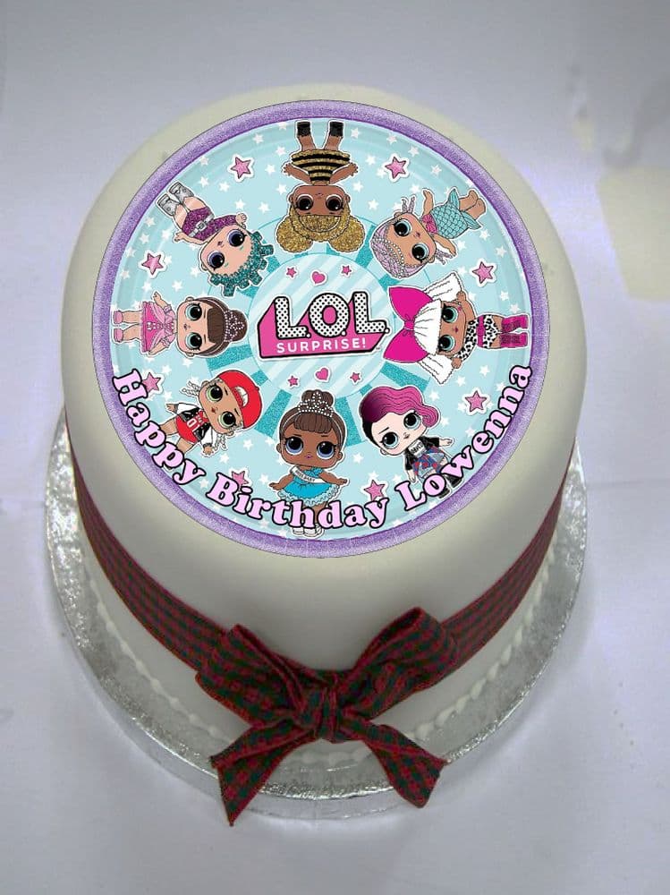 LOL Surprise Option 1 Edible Cake Topper