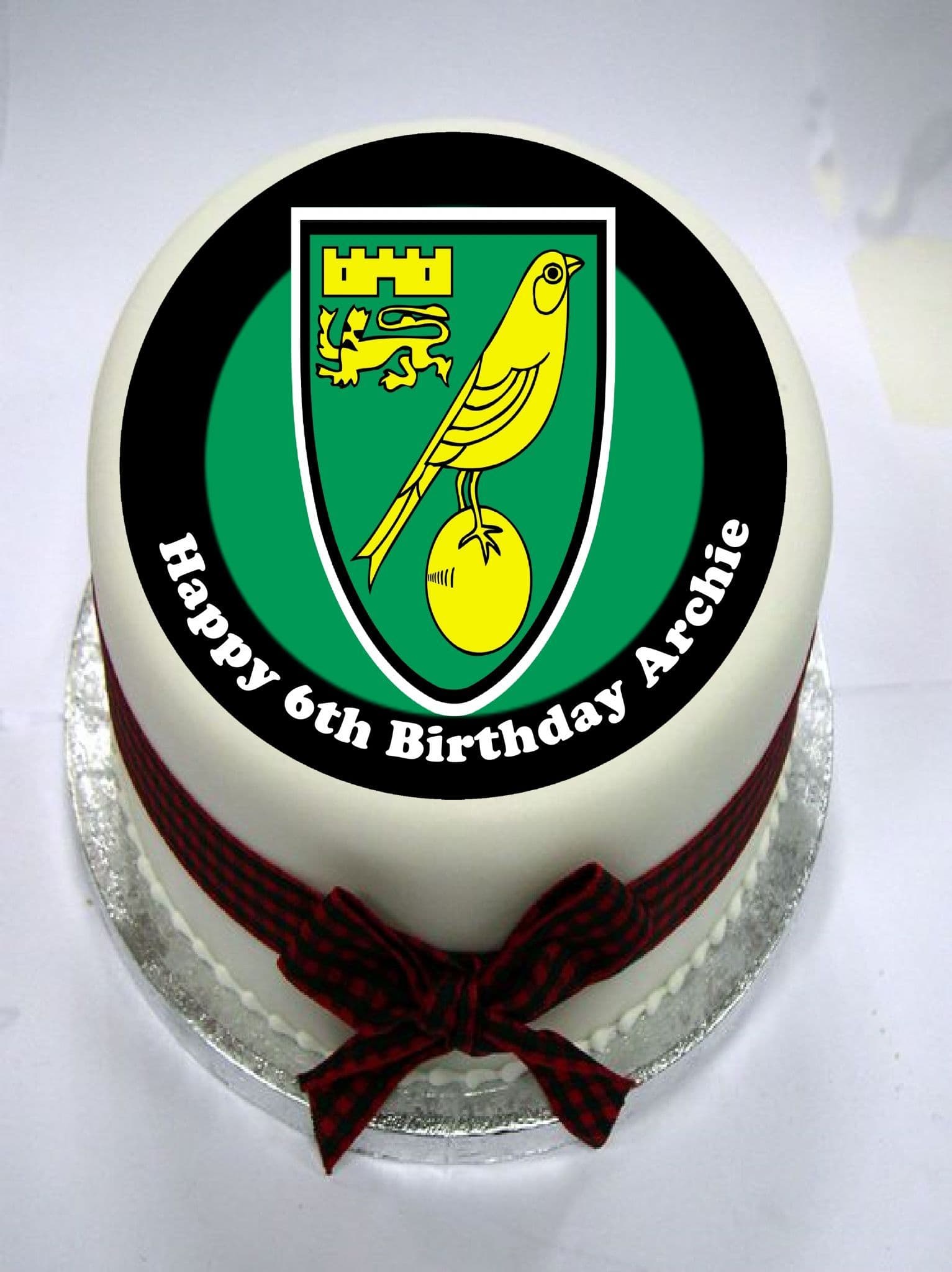 Norwich City Edible Cake Topper