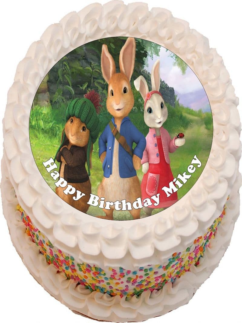 Peter Rabbit Edible Cake Topper