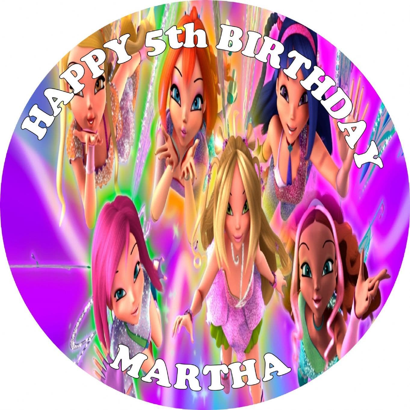 Winx Club Edible Cake Topper