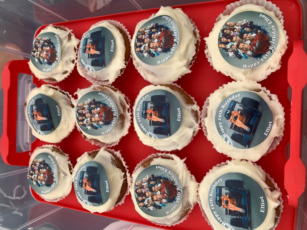 F1 Theme Edible Cake Topper