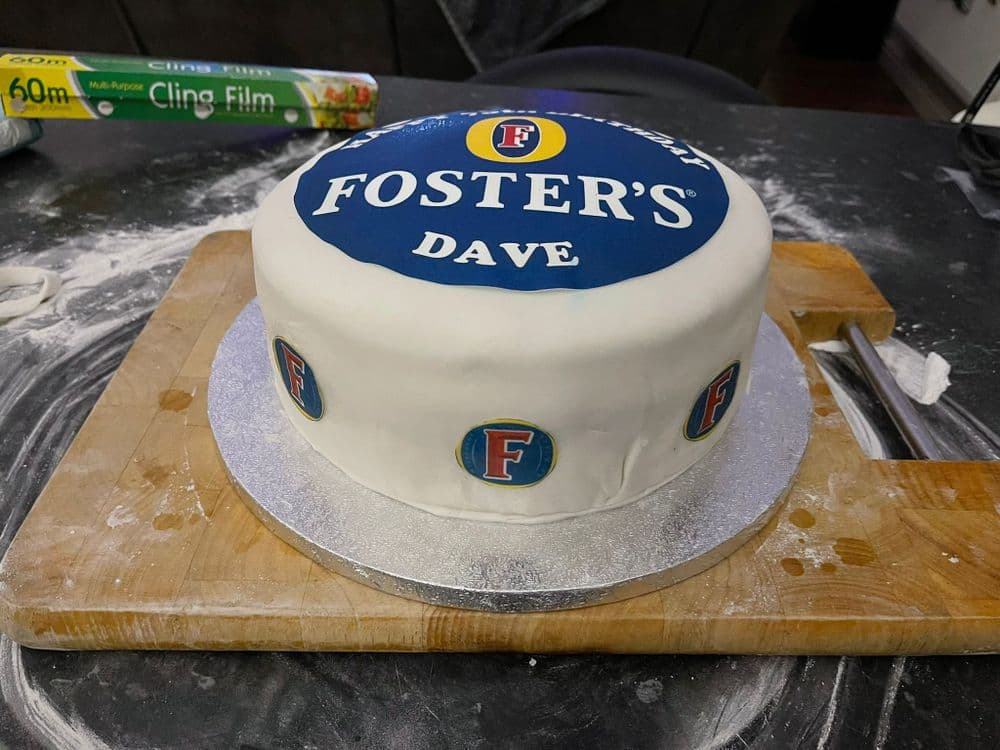Fosters Theme Edible Cake Topper