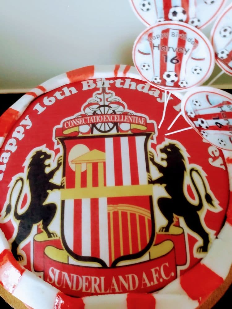 Sunderland Edible Cake Topper