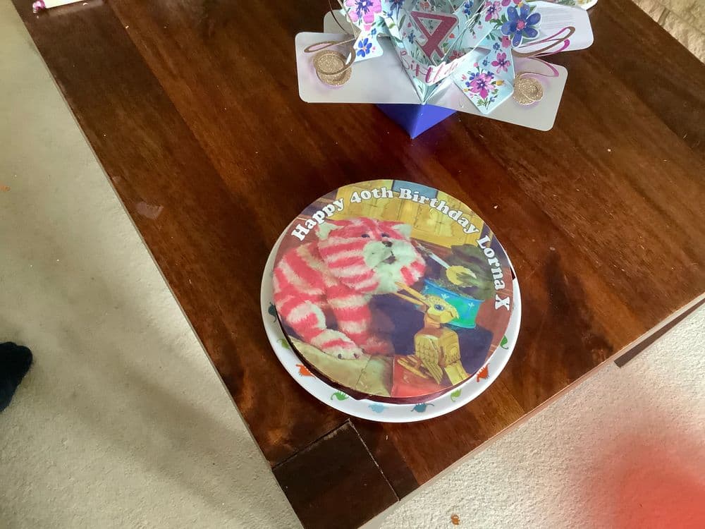 Bagpuss Edible Cake Topper
