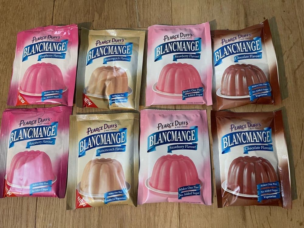 PEARCE DUFF S ASSORTED BLANCMANGE MIX 8 PACKETS 8X35G CHRISTMAS TRIFLE