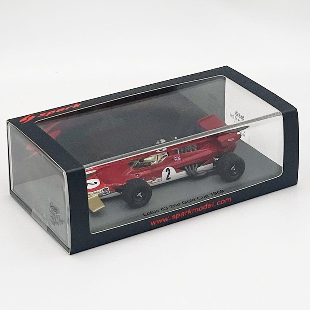 Spark S6355 Lotus 63 2nd Gold Cup 1969 Jochen Rindt