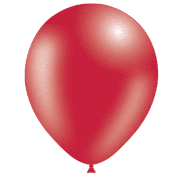 11 Inch Balloonia Balloons | Red 500pc Bulk Balloons