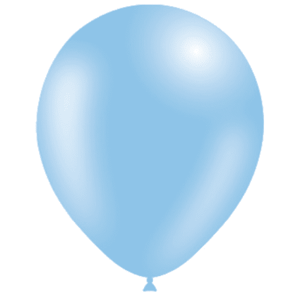 11 Inch Balloonia Balloons | Sky Blue 500pc Bulk Balloons