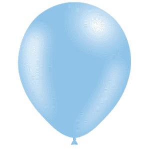 11 Inch Balloonia Balloons | Sky Blue 500pc Bulk Balloons