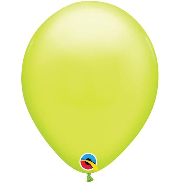 Chartreuse 5 inch Balloons - Qualatex 5" Balloons 100pcs | Free Delivery