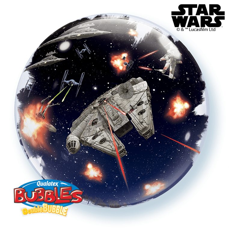 Death Star Double Bubble Balloon | Free Delivery