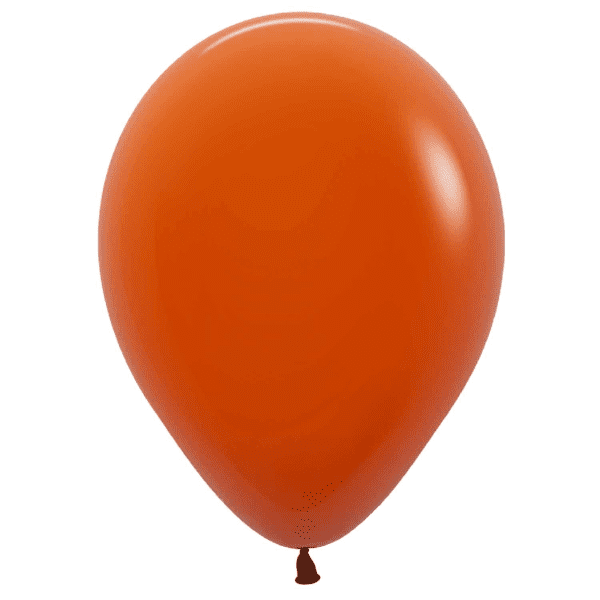 Sunset Orange 12 inch Balloons - 12" Sempertex Balloons 50pcs | Free ...