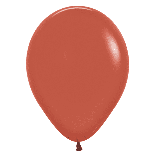 Terracotta 5 inch Balloons - Sempertex 5" Balloons 100pcs | Free Delivery