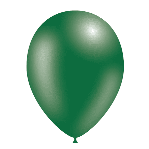 Forest Green 11 inch Balloons - Decotex 11" Balloons 50pcs | Free Delivery