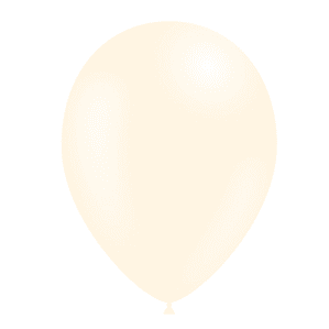 Ivory 5 inch Balloons - Decotex 5