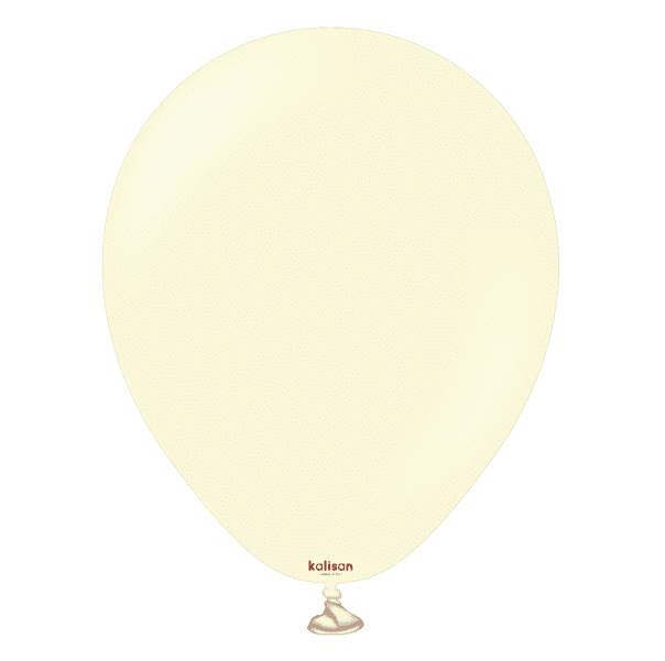 Macaron Pale Yellow 12 inch Balloons - 12" Kalisan Balloons 100pcs ...